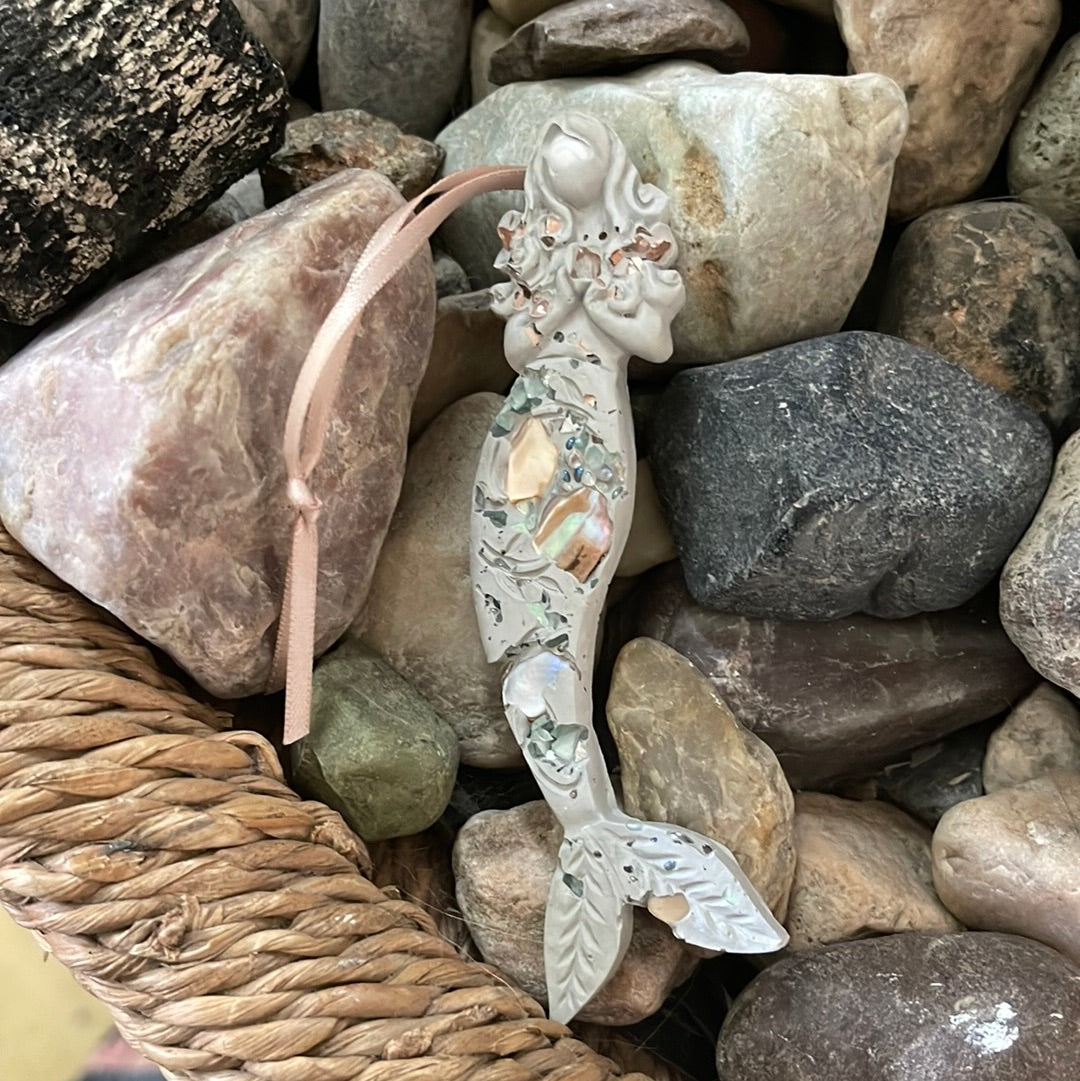 Cement Mermaid Ornament – From Bits & Pieces