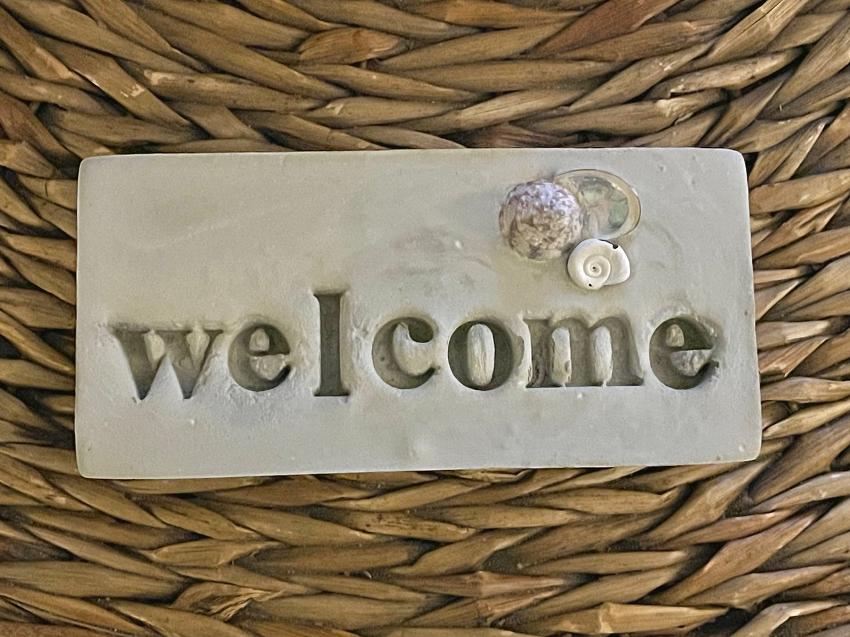 Stone Marker-welcome – From Bits & Pieces