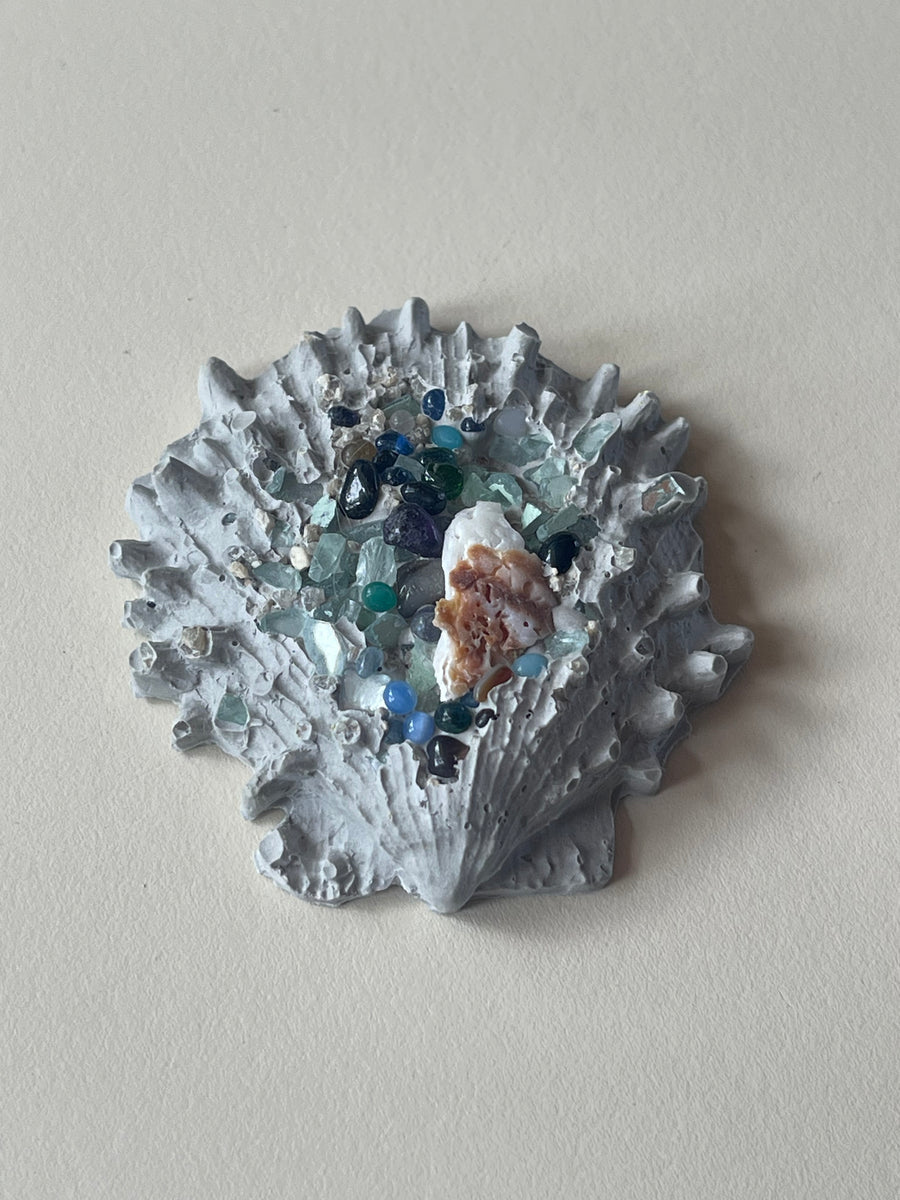 Cement Spiny Scallop Sea Shell – From Bits & Pieces