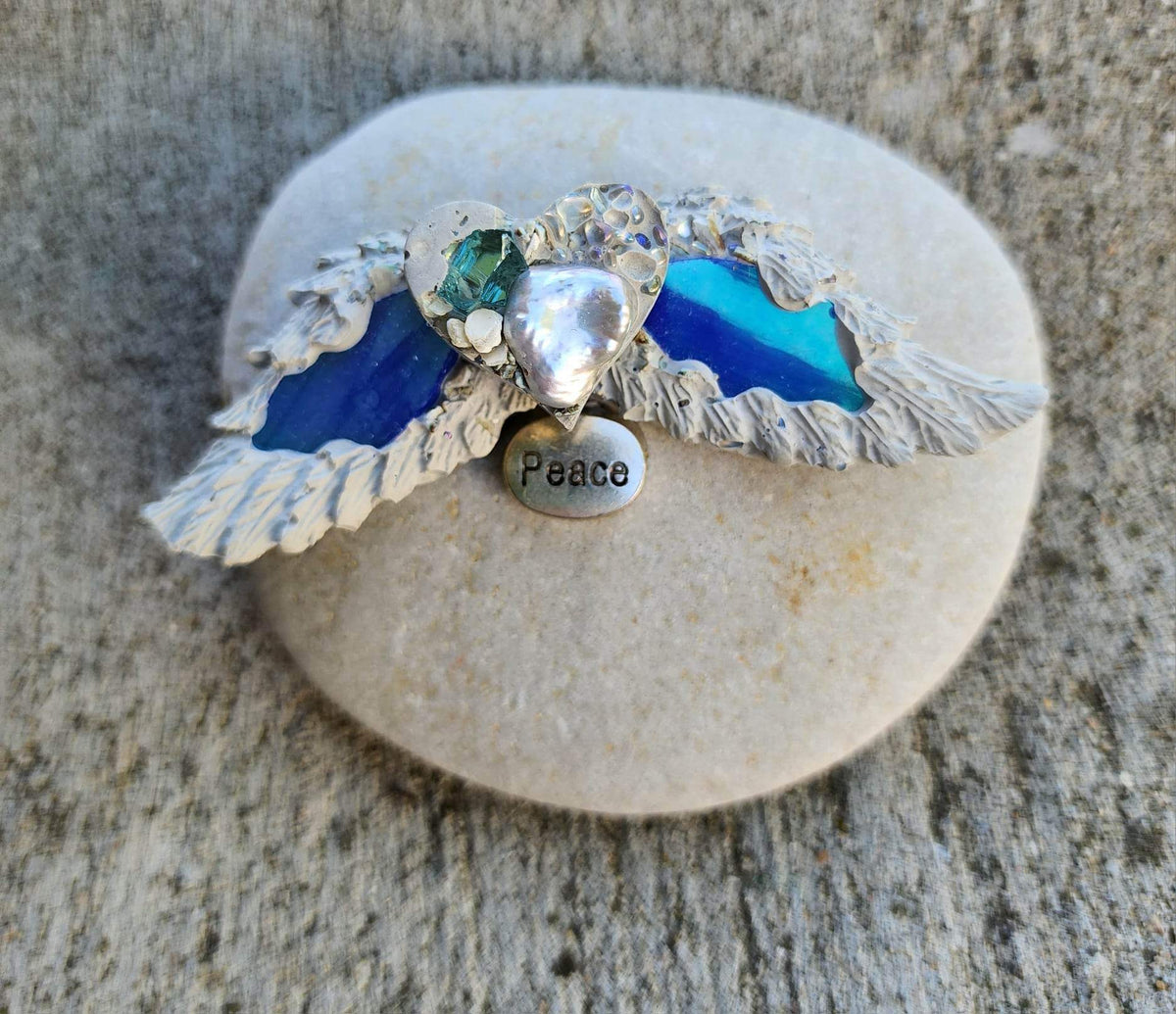 Concrete Angel Wings Rock – From Bits & Pieces