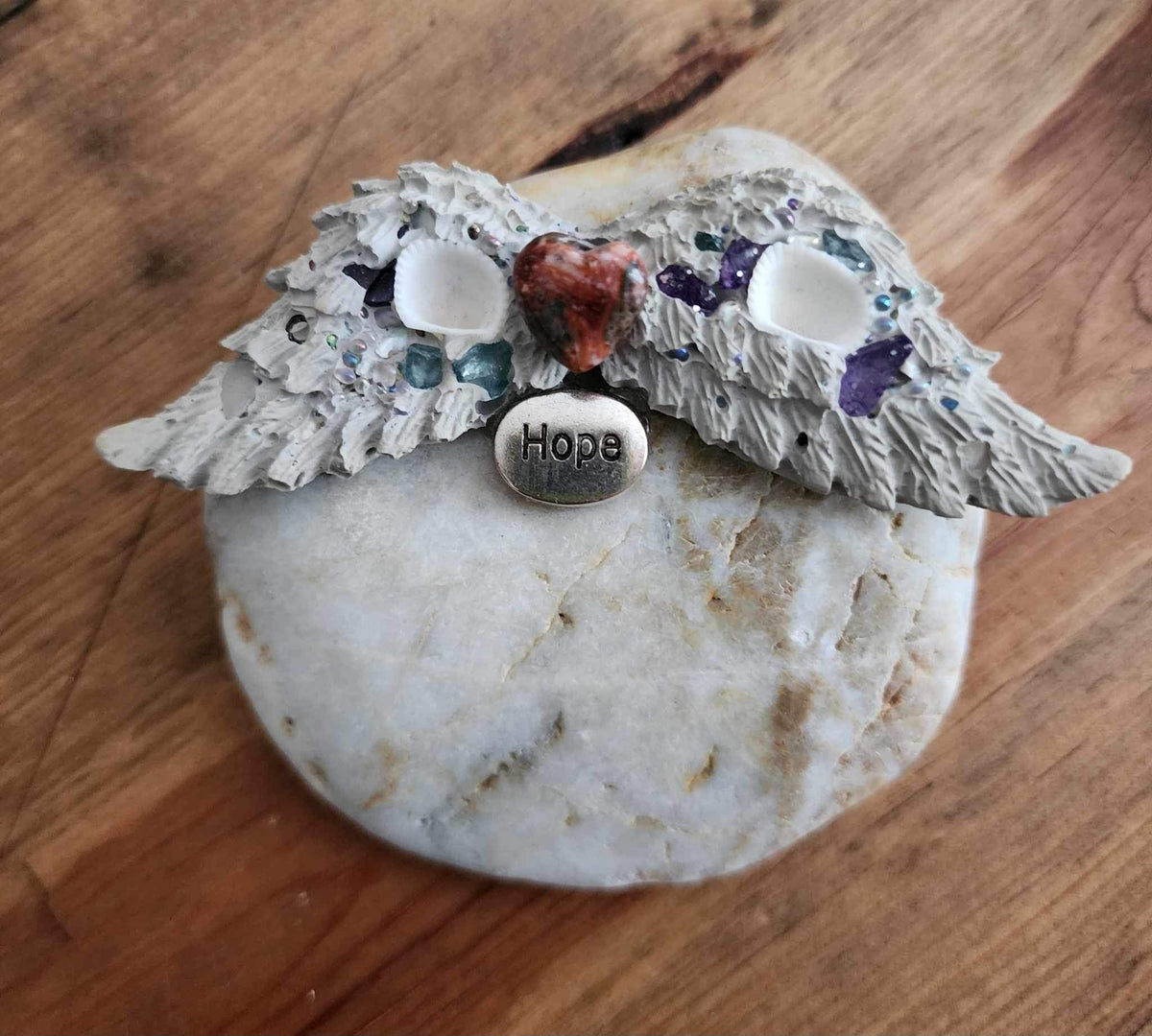 Concrete Angel Wings Rock – From Bits & Pieces