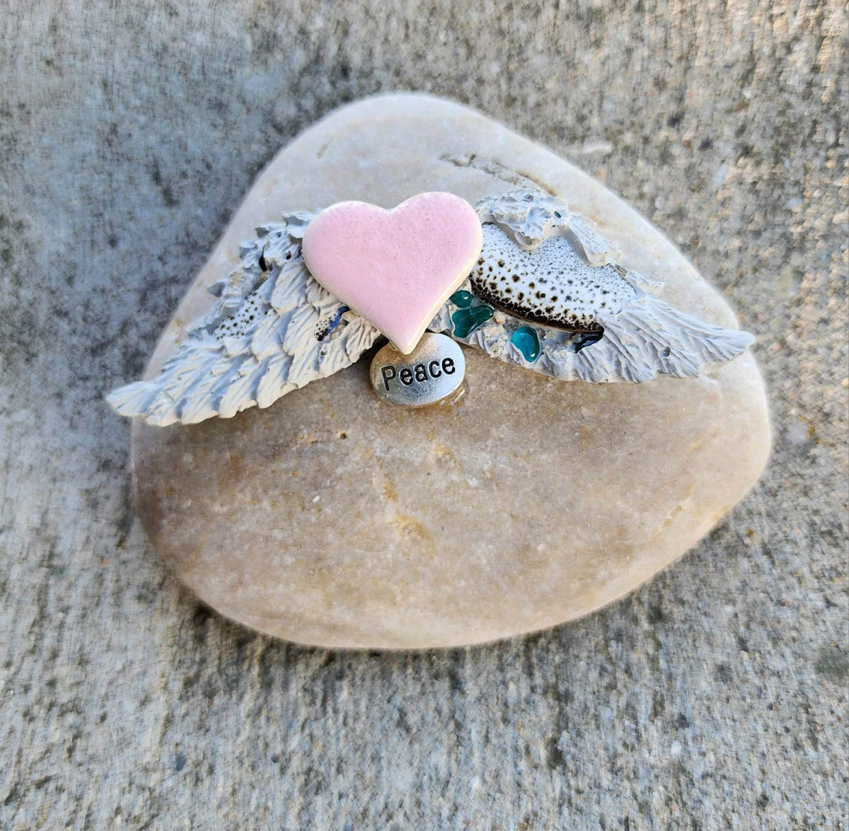 Concrete Angel Wings Rock – From Bits & Pieces